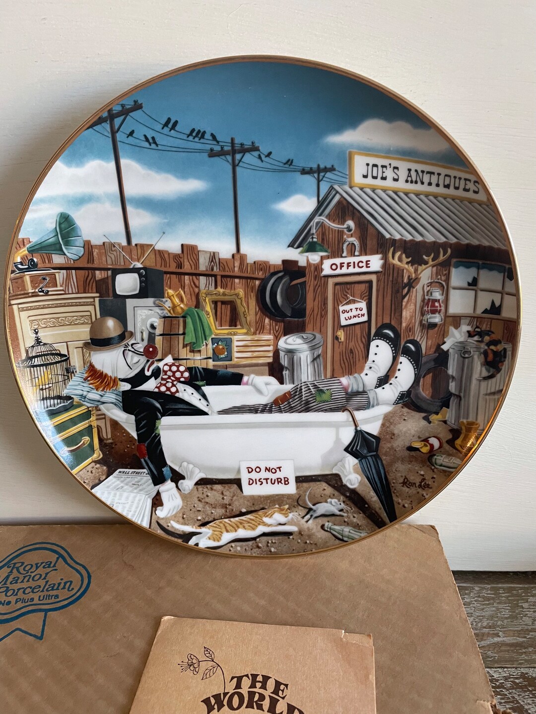 Ron Lees do Not DISTURB Plate From the World of Clowns Inc. 1982 - Etsy