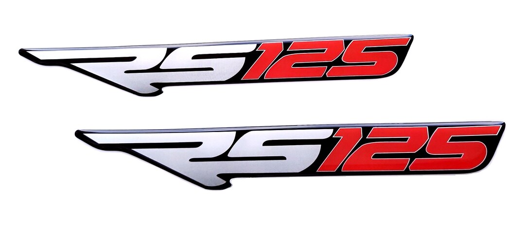 Aprilia RS 125, Resin Domed Sticker: Moto, Decal, Logo, (set of 2) - Etsy