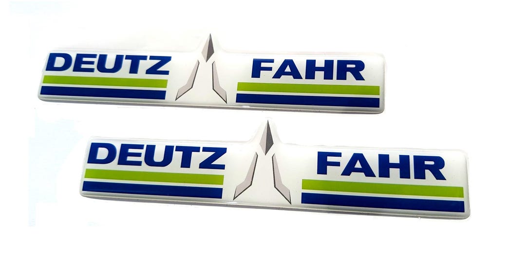 Deutz Fahr, Resin Domed Stickers: Logo, (set of 2) - Etsy