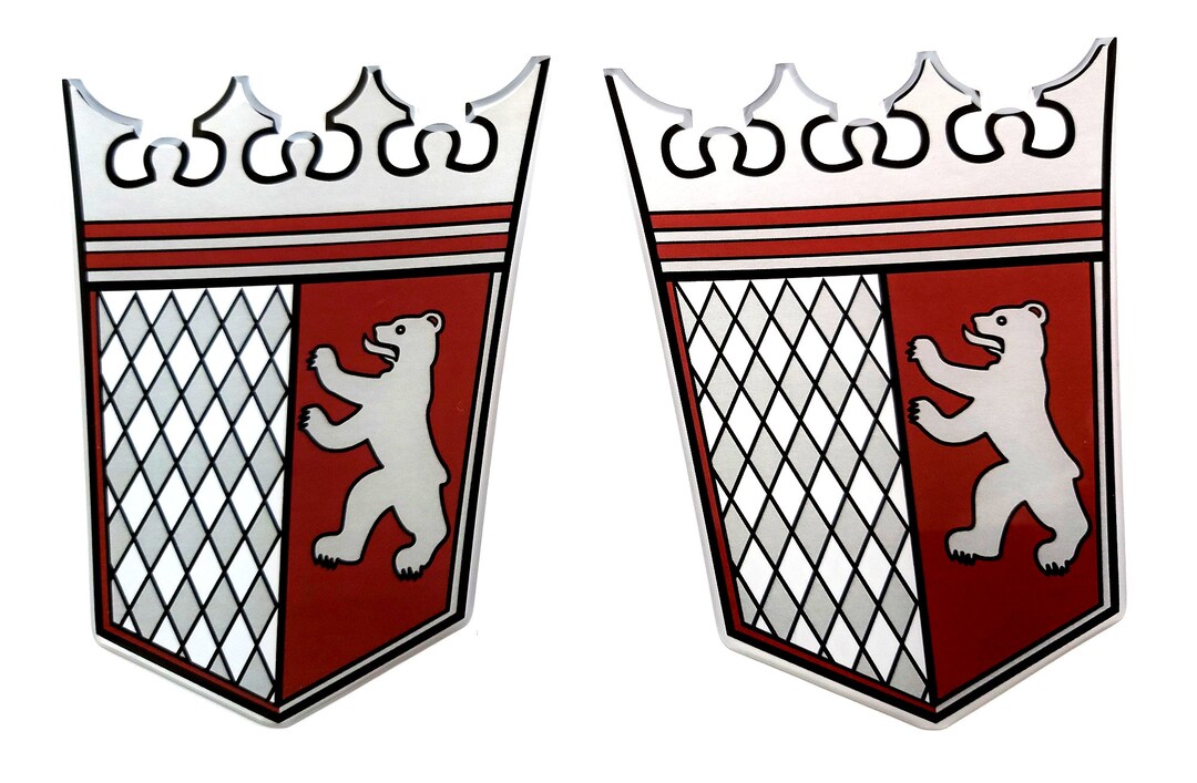 Set of 2 Pcs. Tabbert Motorhome Resin Silicone Domed Stickers Decals ...