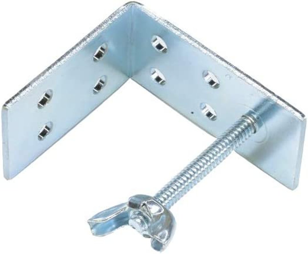 L Bracket or NY Bracket, Small, W/wingnut for Roman or Other Shades Qty ...