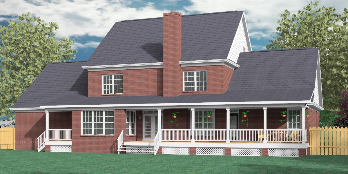 House Plan 3556-B the PROVIDENCE "b" - Etsy