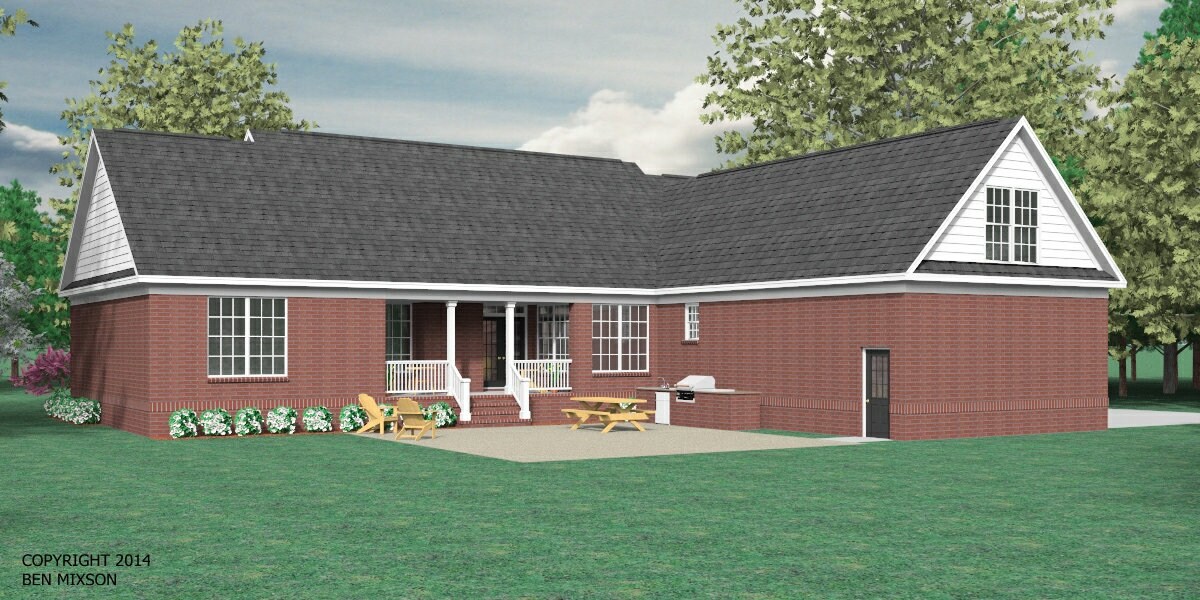 House Plan 2428-B the SPRINGFIELD "b" - Etsy