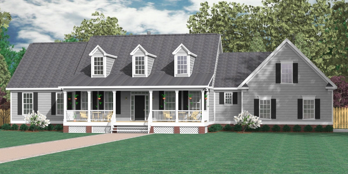 House Plan 3135-A the PINERIDGE "a" - Etsy