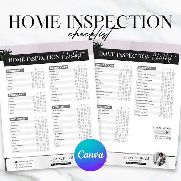 Home Inspection Checklist - Etsy