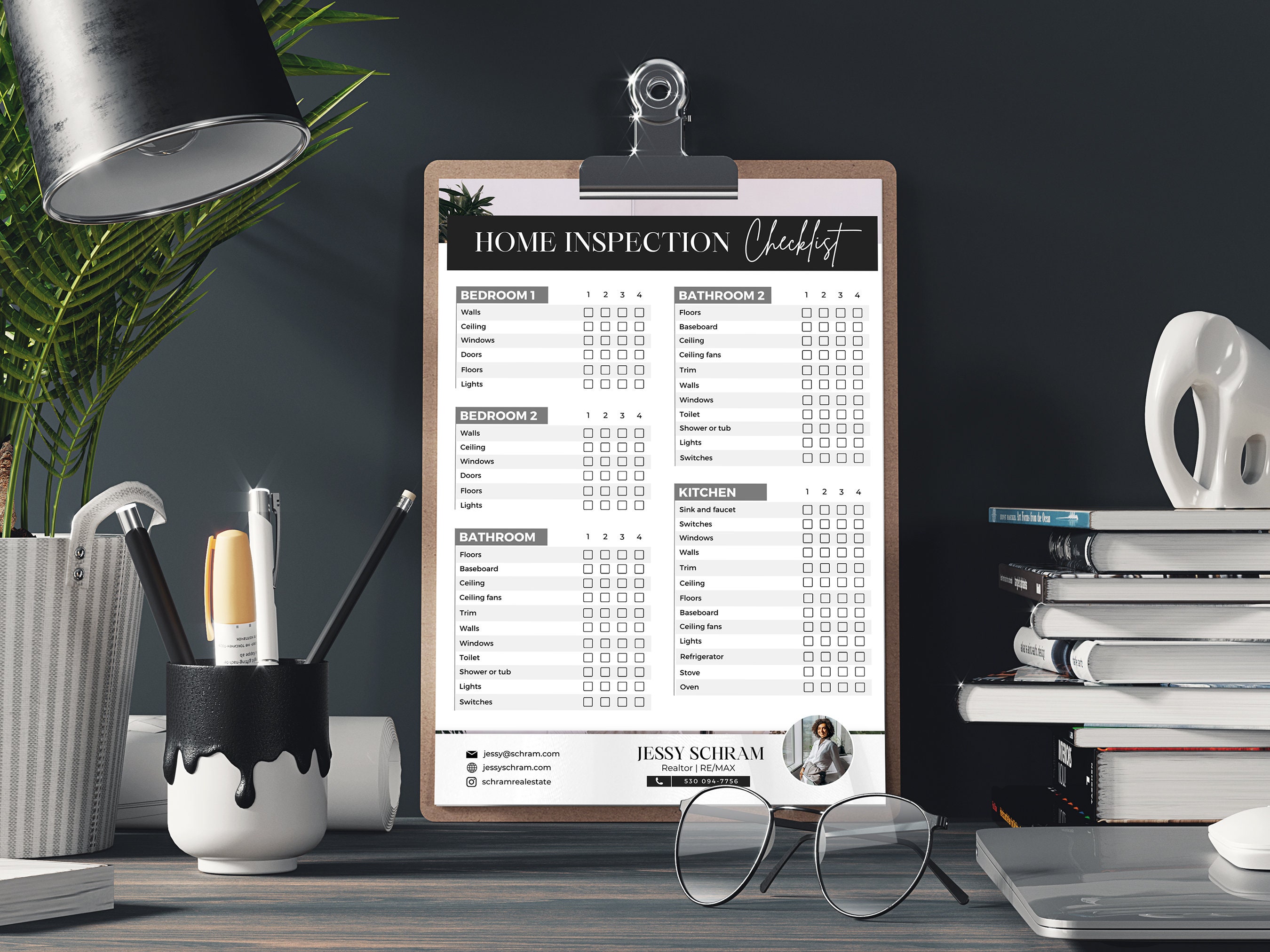 Home Inspection Checklist Template for Realtors (canva Editable) - Etsy