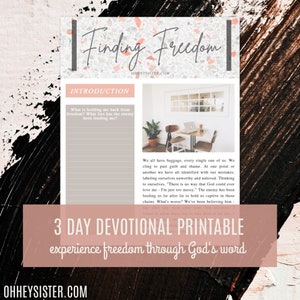 Printable Daily Devotional - in Depth Devotional, Verses, Daily ...