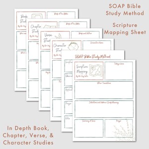 Bible Study Printable, Prayer Journal, Bible Journaling, Daily Bible ...
