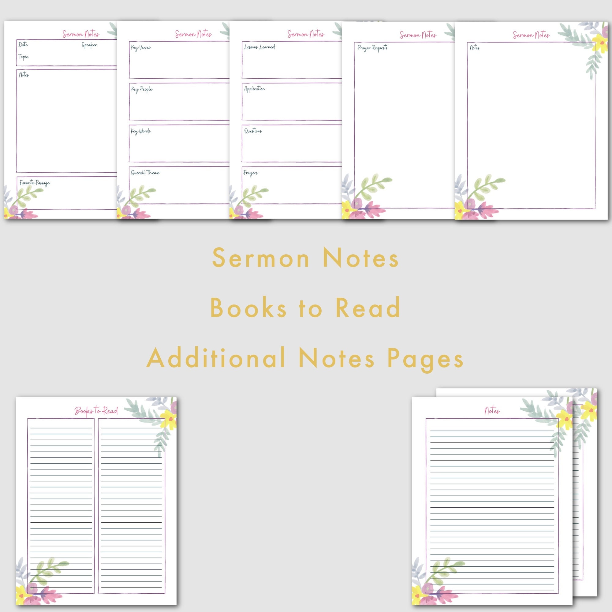 Bible Study Printable, Prayer Journal, Bible Journaling, Daily Bible ...