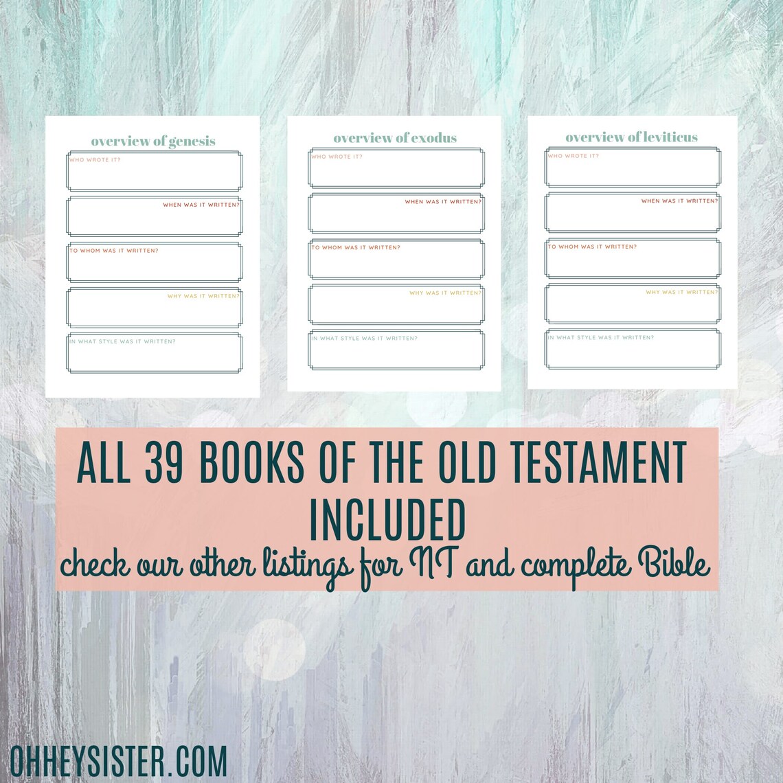 Printable Old Testament Bible Study Overview Guide - in Depth Bible ... Printable Old Testament Bible Study Overview Guide - in Depth Bible ...