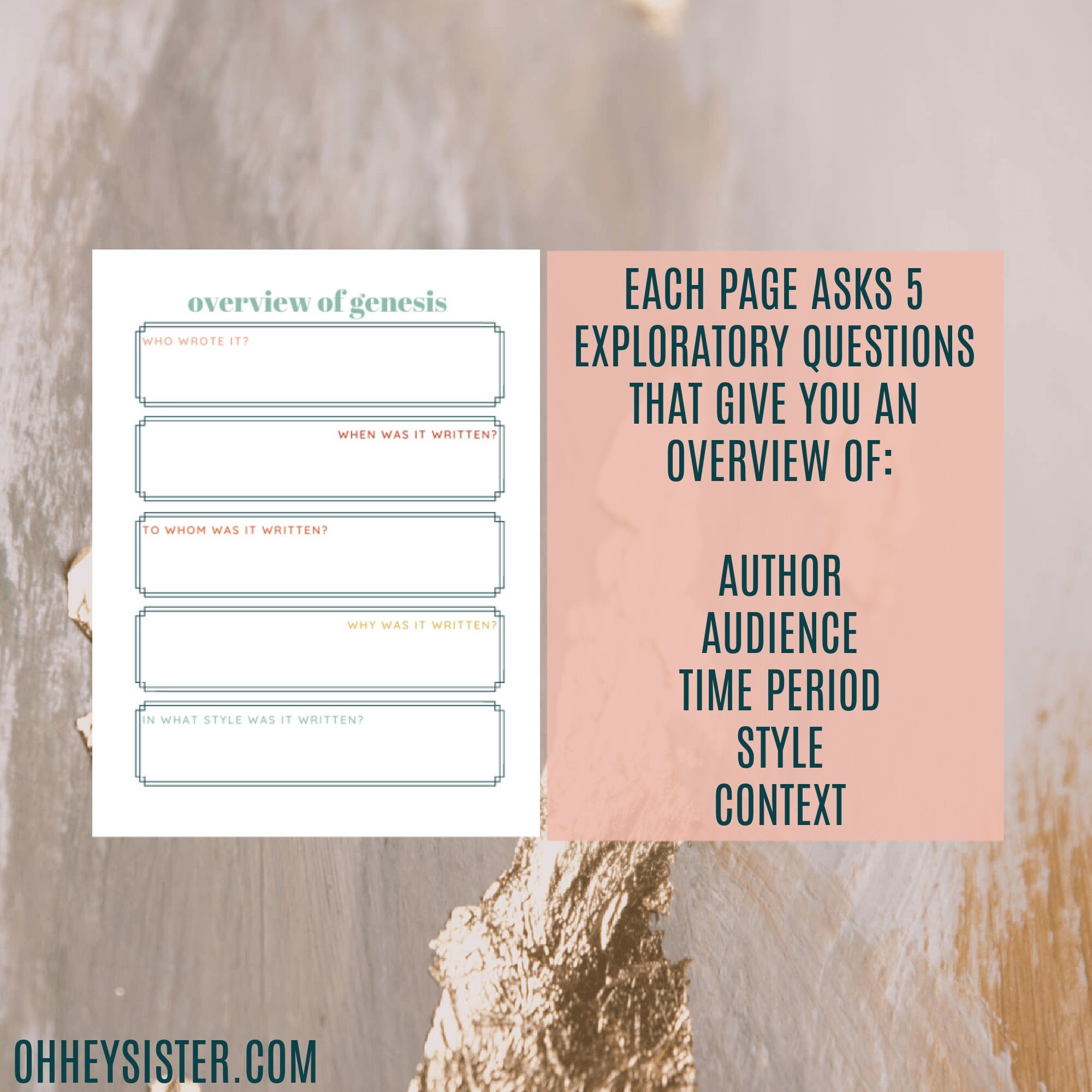 Printable Old and New Testament Bible Study Overview Guide - in Depth ...