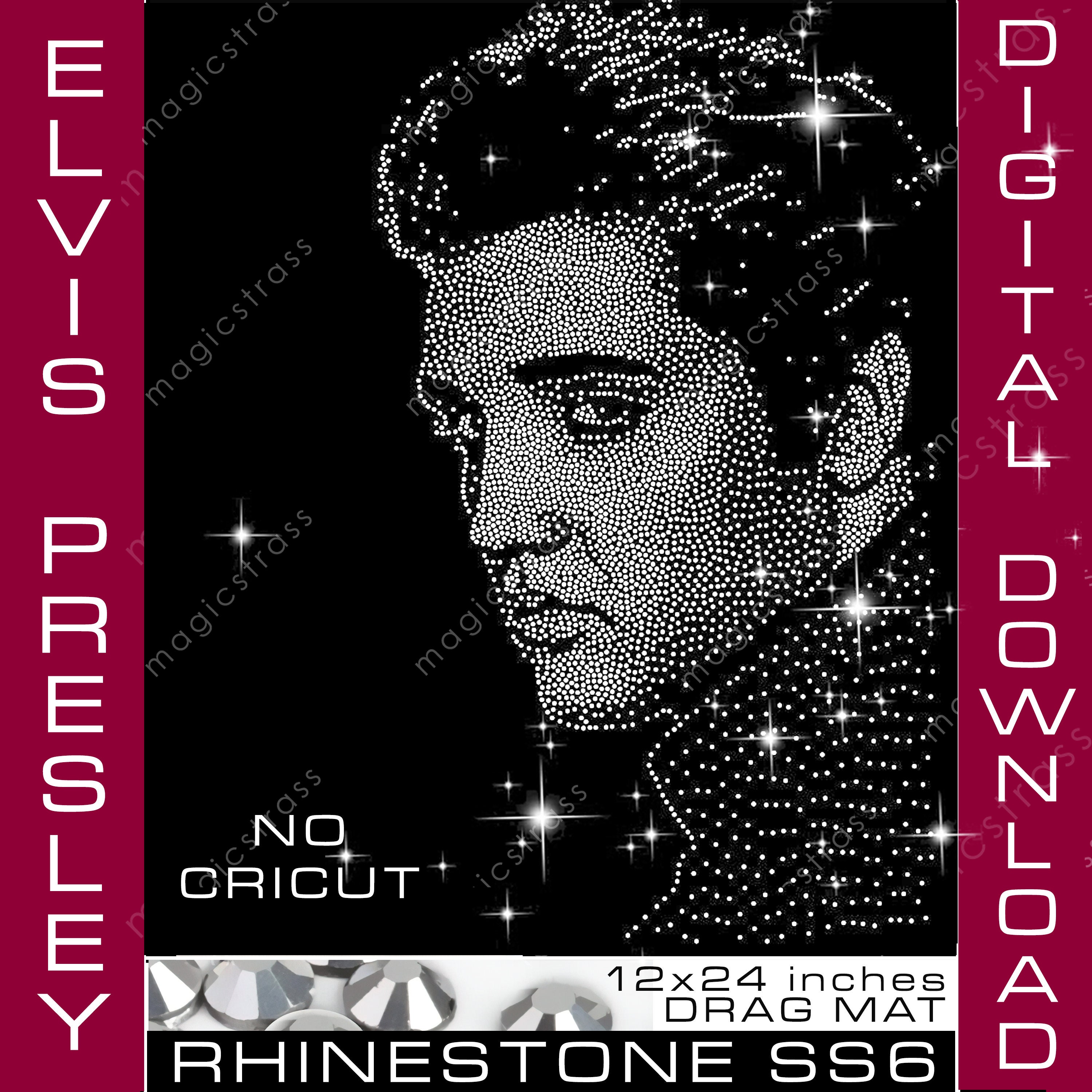 Elvis Presley SS6 Rhinestone Bling SVG Instant Digital - Etsy