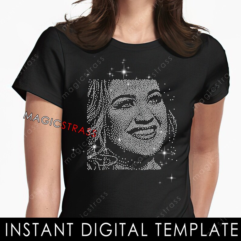 Kelly Clarkson SS6 Rhinestone Crystal Diamond SVG Instant Digital ...