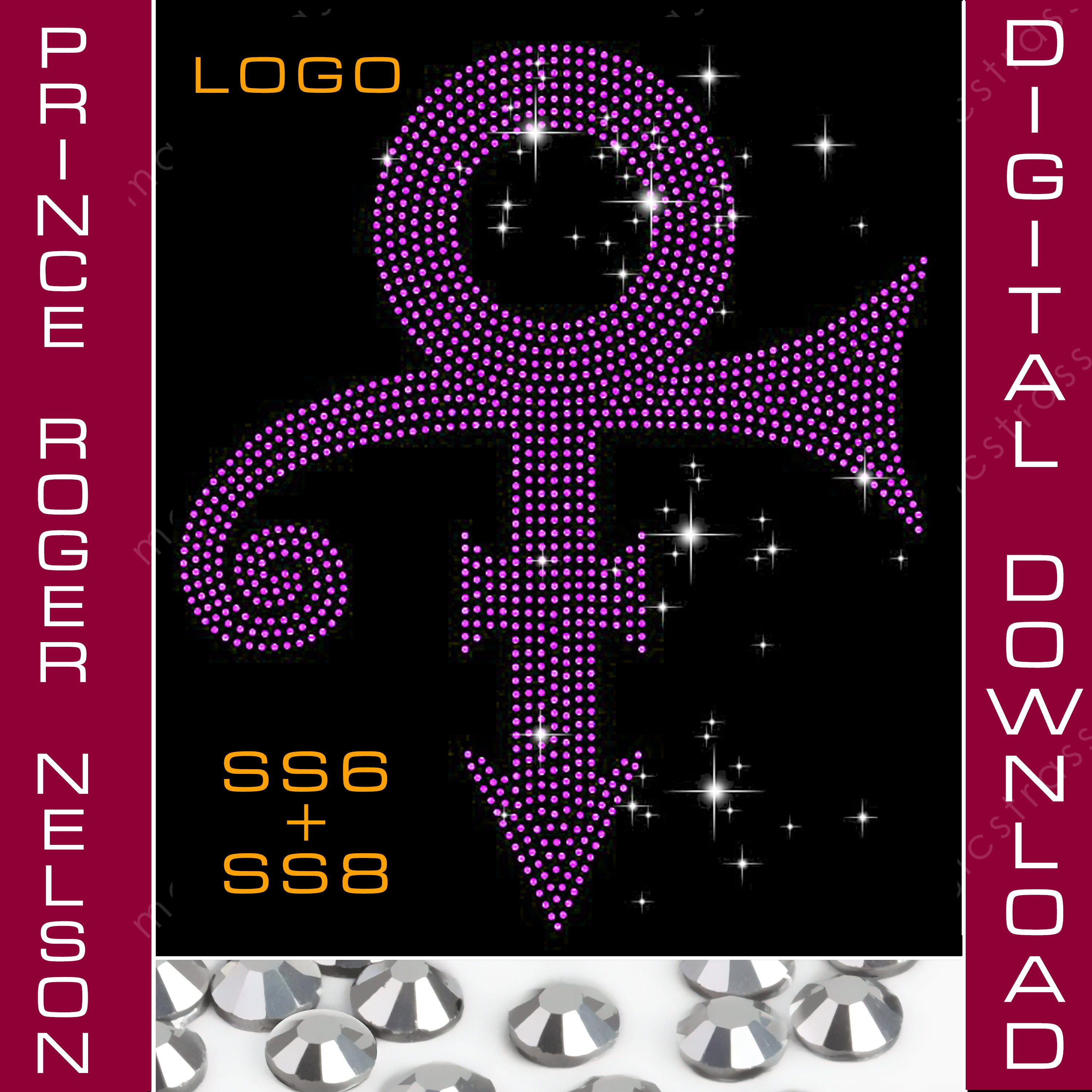 Prince Roger Nelson Logo SS6 SS10 Rhinestone Crystal Diamond - Etsy