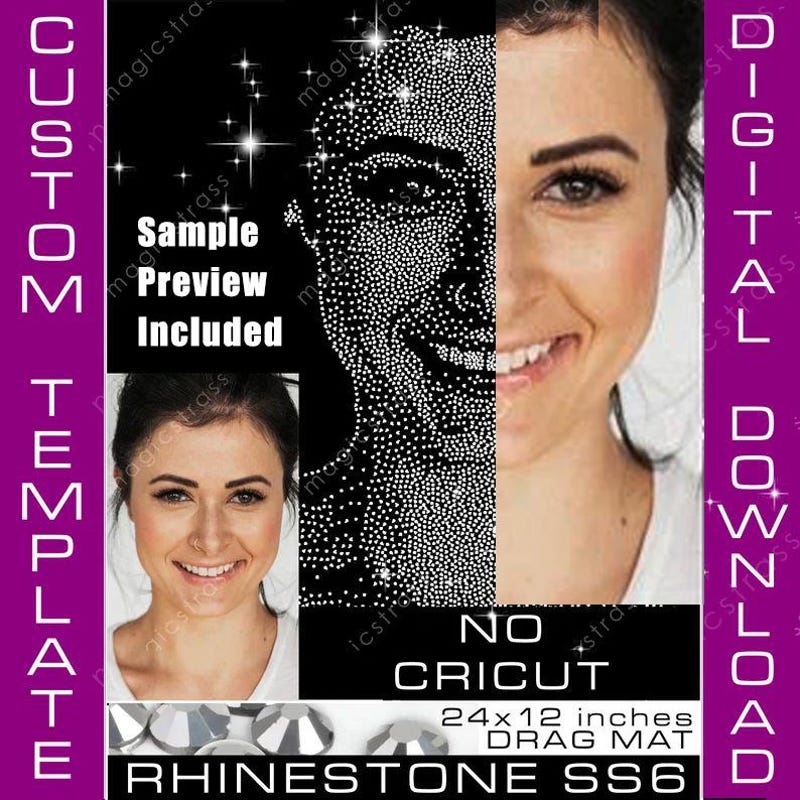 Pre Cut Rhinestone Templates - Etsy