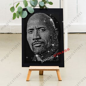 Dwayne Johnson the Rock SS6 Rhinestone Bling SVG Instant Digital ...