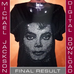 Michael Jackson SS6 Rhinestone Crystal Diamond Instant Digital - Etsy