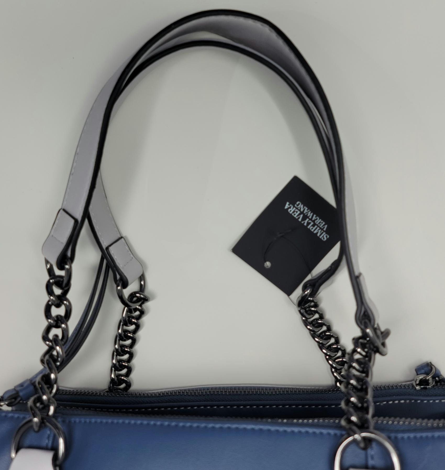 New Simply Vera Wang Bedford Triple Satchel Handbag Purse Etsy