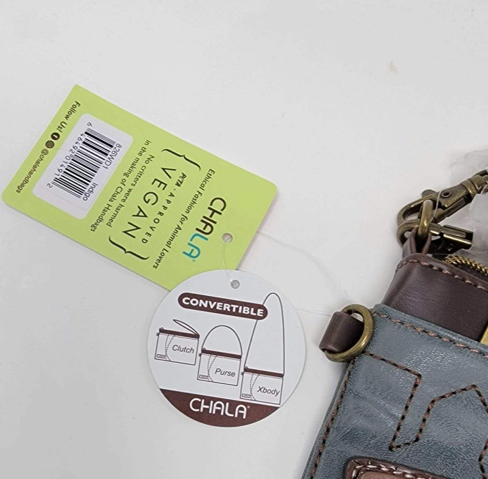 Chala Bags Vegan Faux Leather Dachshund Wiener Dog...never USED, Has ...