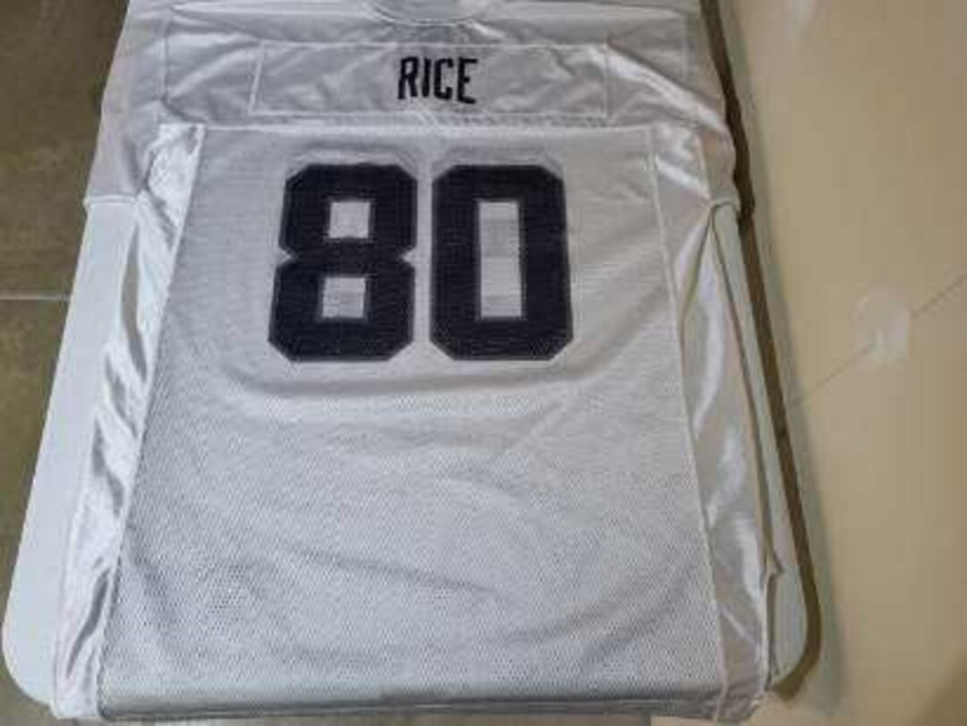 Jerry Rice 80 Jersey, Reebok NFL Football Vintage Oakland Raiders ...