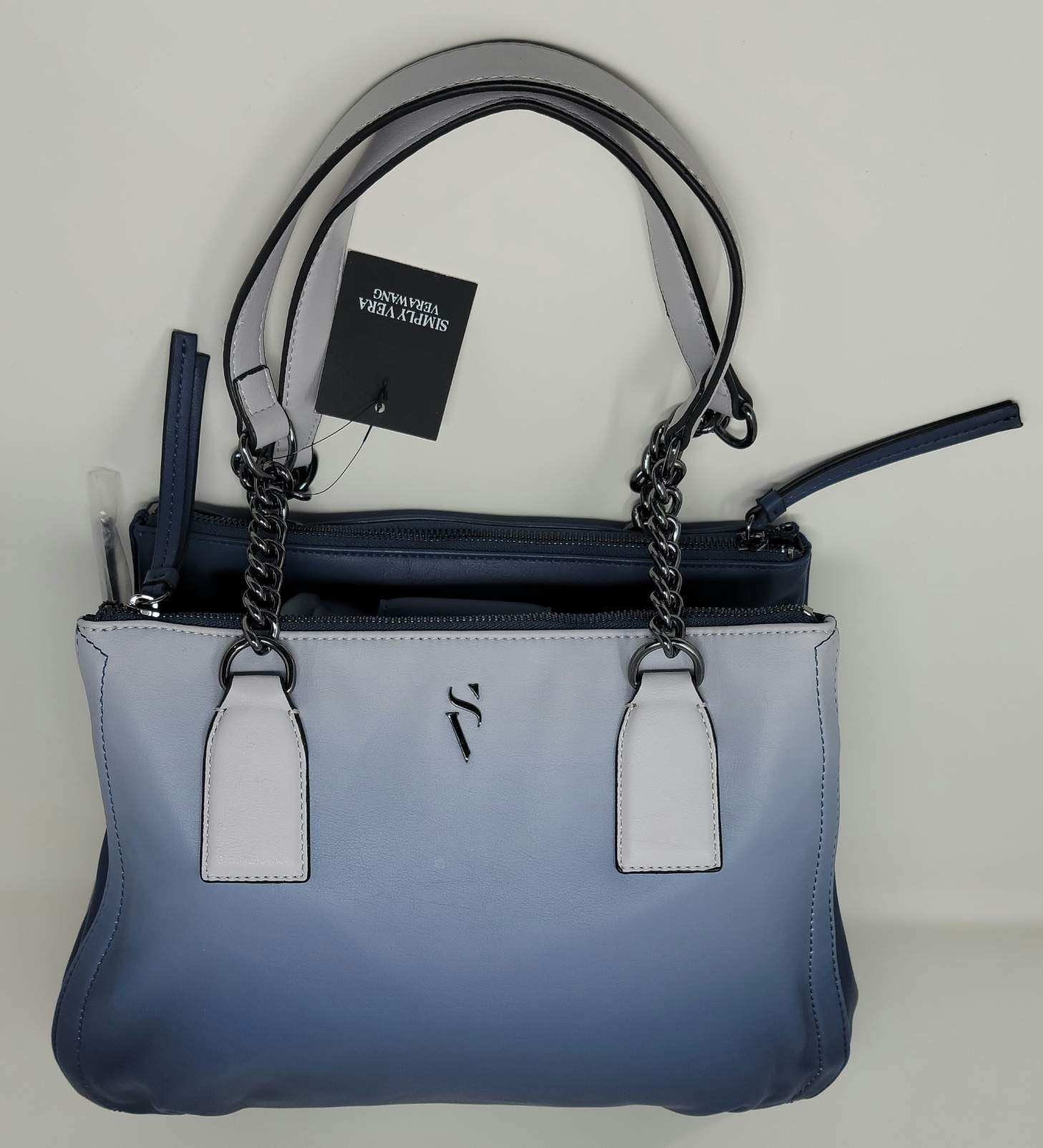 New Simply Vera Wang Bedford Triple Satchel Handbag Purse Etsy