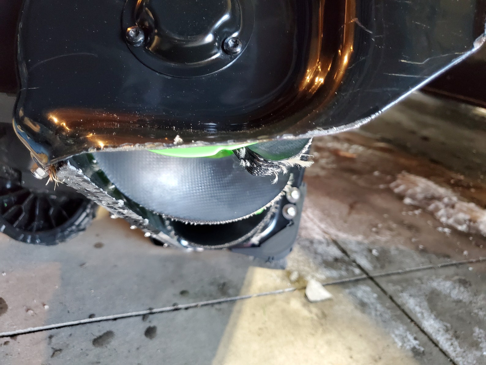 Snow Blower Adjustable Feet Kit=black Made for the 2125 (45 Degree ...