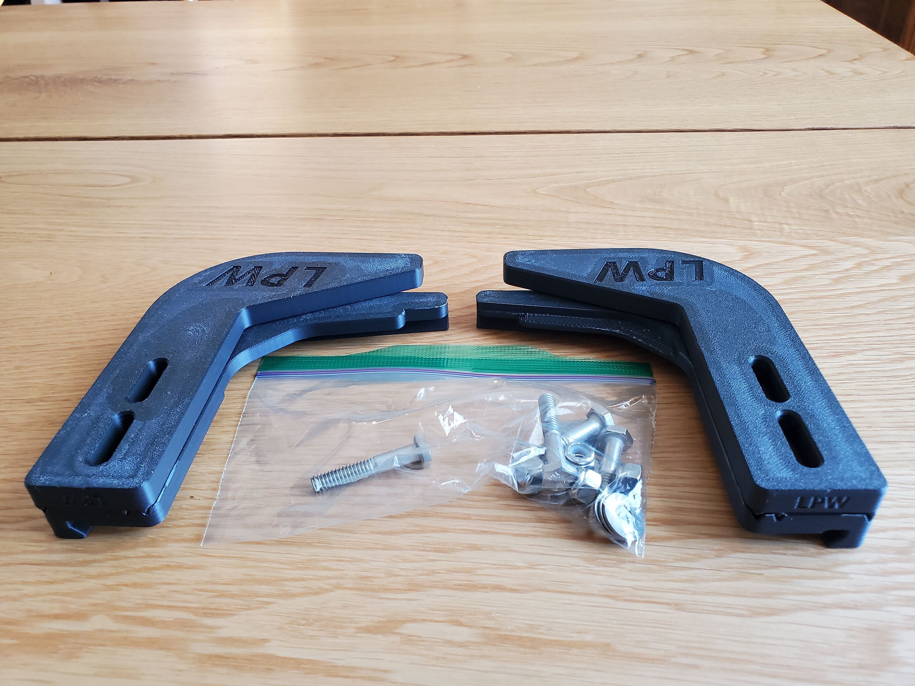 Snow Blower Adjustable Feet Kit=black (fits Rounded Corner Like 2102 ...