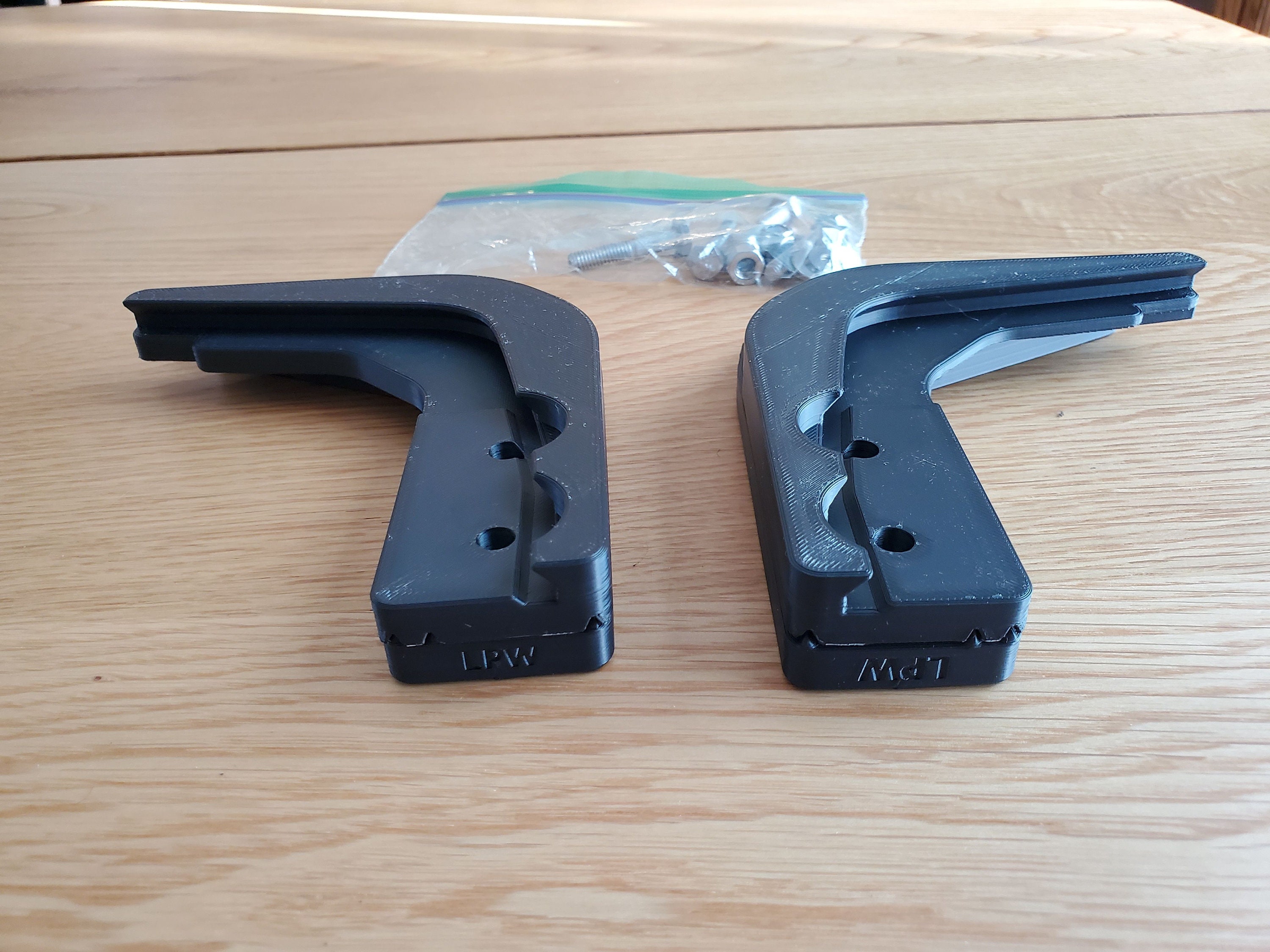 Snow Blower Adjustable Feet Kit=black (fits Rounded Corner Like 2102 ...