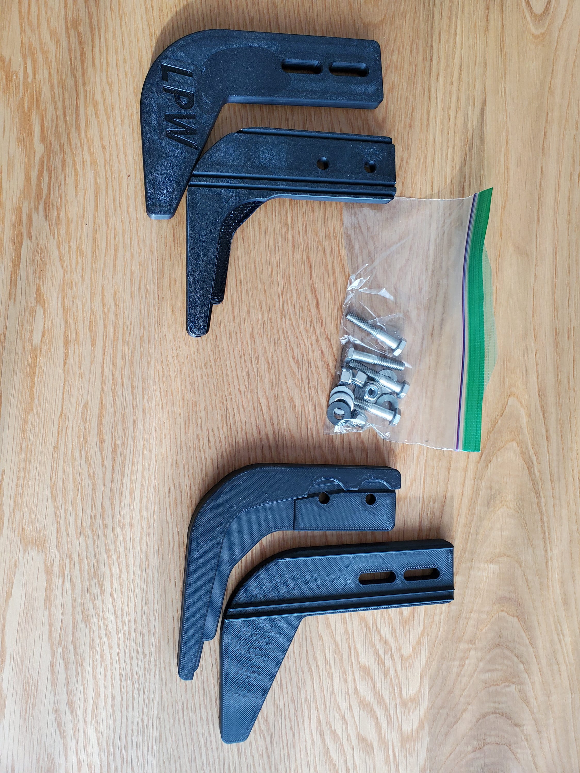 Snow Blower Adjustable Feet Kit=black (fits Rounded Corner Like 2102 ...