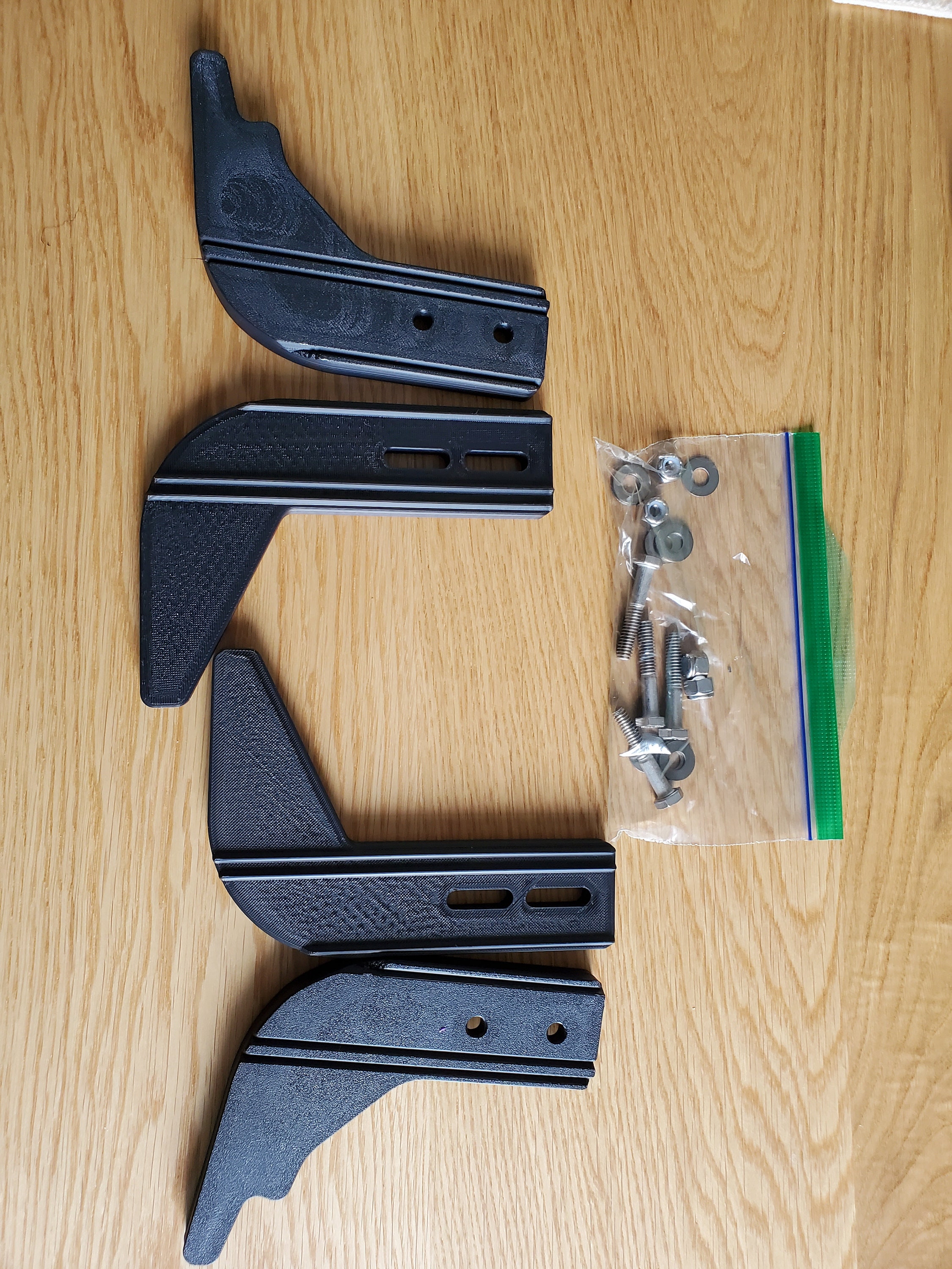 Snow Blower Adjustable Feet Kit=black Made for the 2125 (45 Degree ...