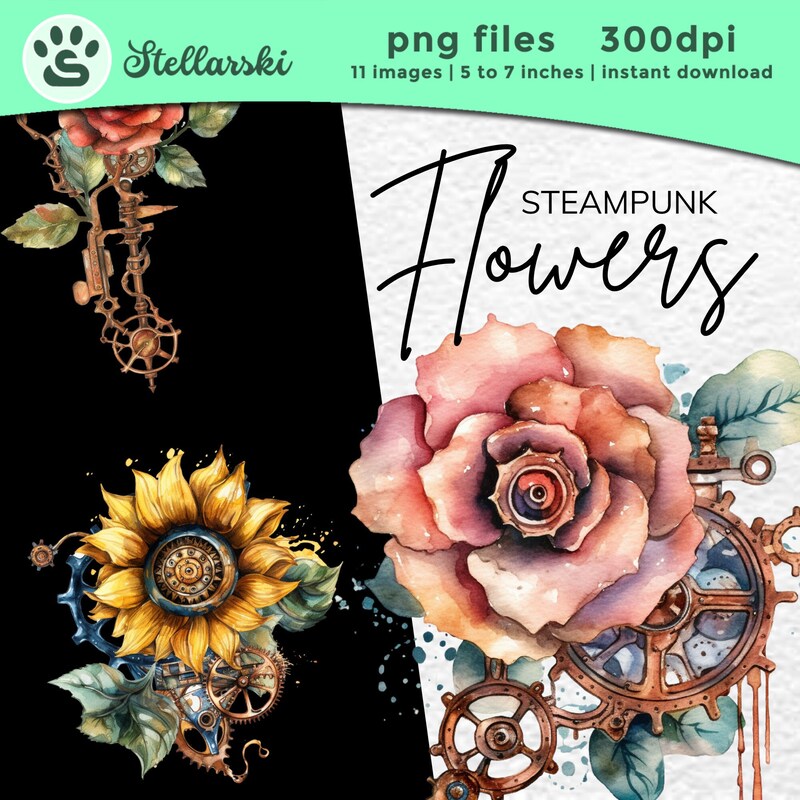 Steampunk Flower - Etsy
