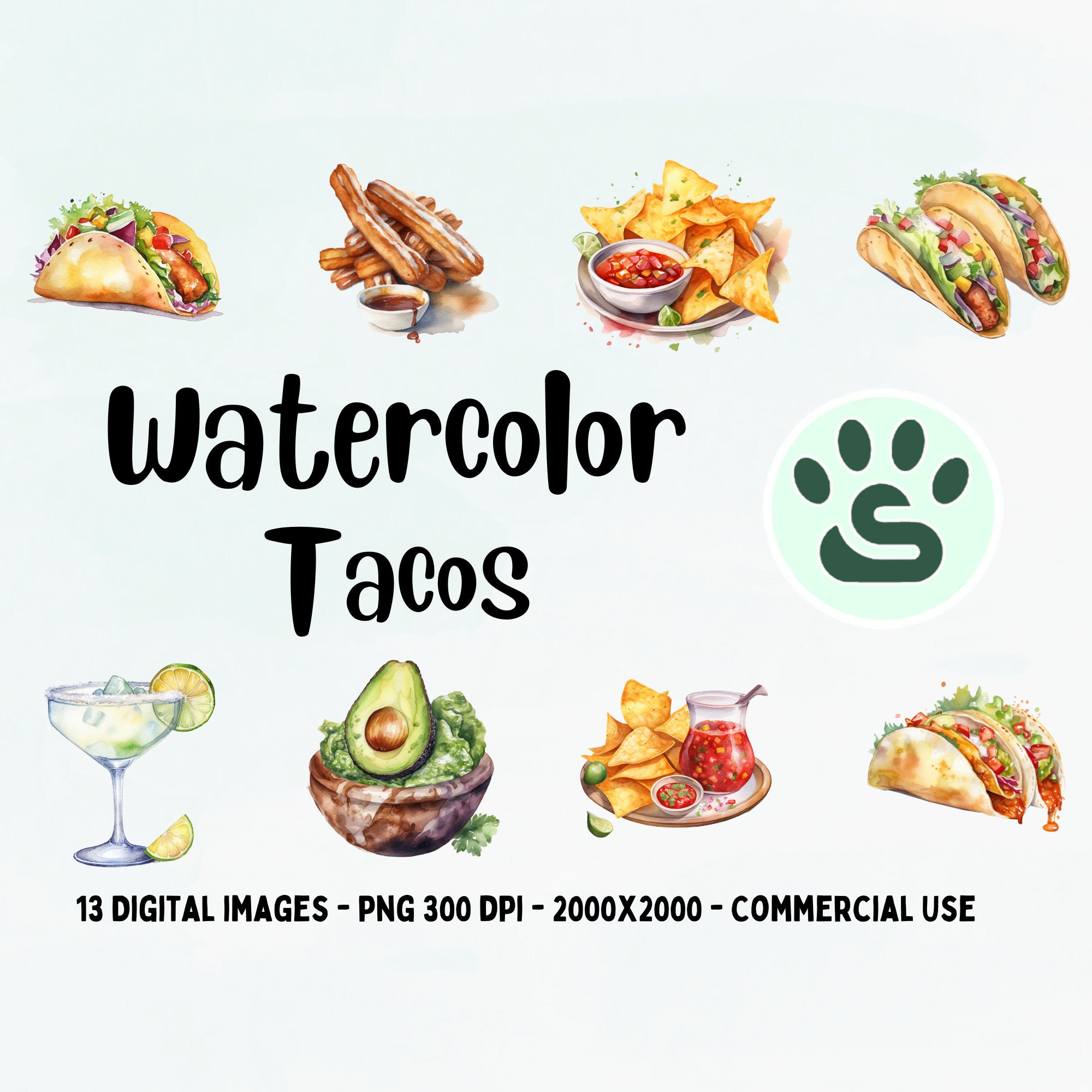 Authentic Mexican Food Clip Art