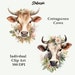Watercolor Cottagecore Cows Clipart Bundle, Fantasy Clip Art, Cow Clip ...