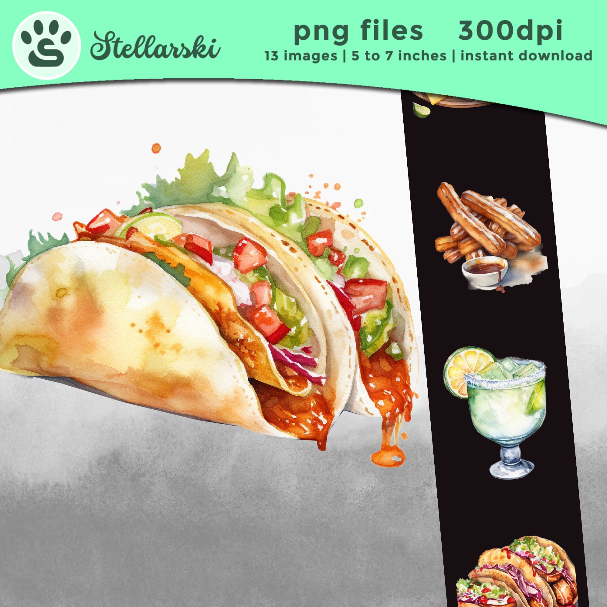 13 Mexican Food Clipart, Mexican Tacos PNG, Mexican Food Images ...