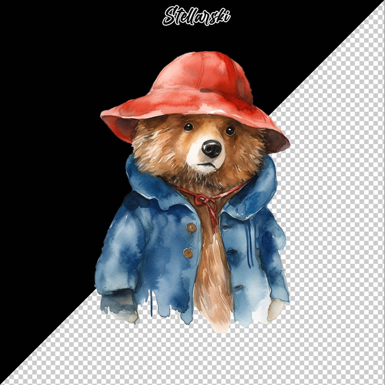 Paddington Bear PNG Adorable Paddington Bear Images - Etsy UK