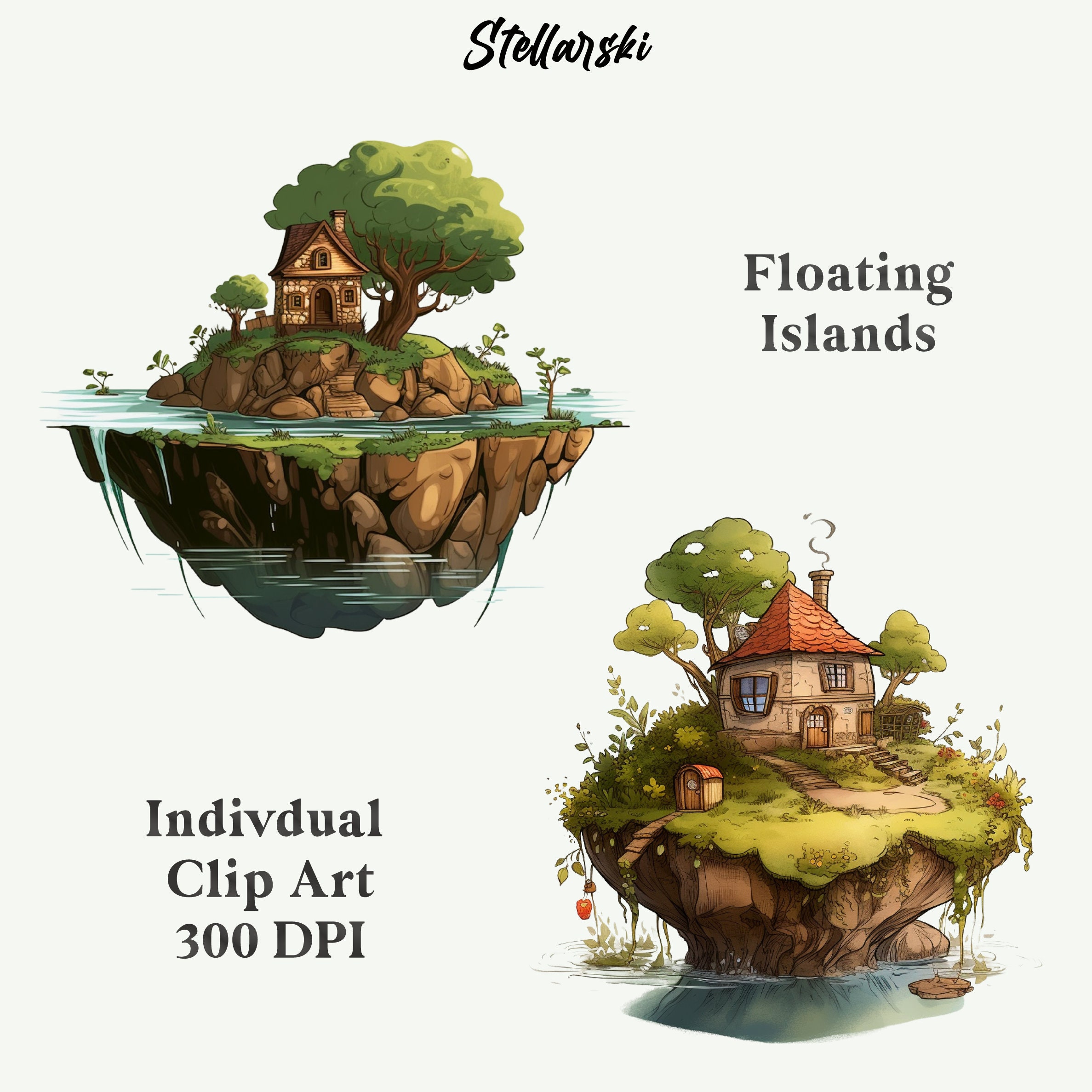 Tiny Islands Clipart - Tropical Island Clipart - Floating Island Png ...