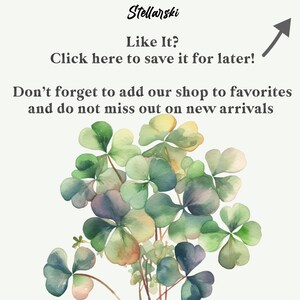 Watercolor Clover Clipart Bundle, Floral Shamrock, Spring Clipart ...