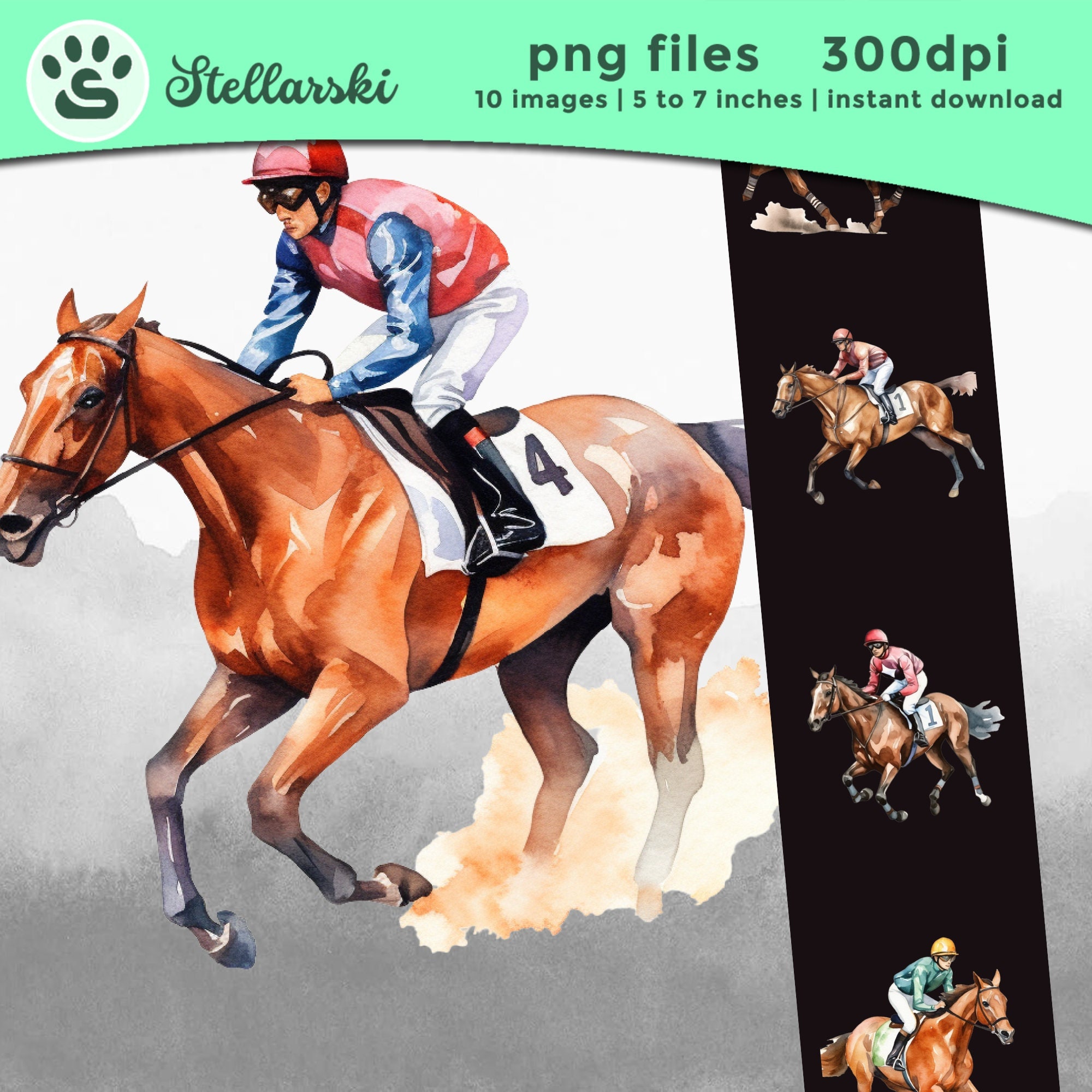 Race Horse Clipart