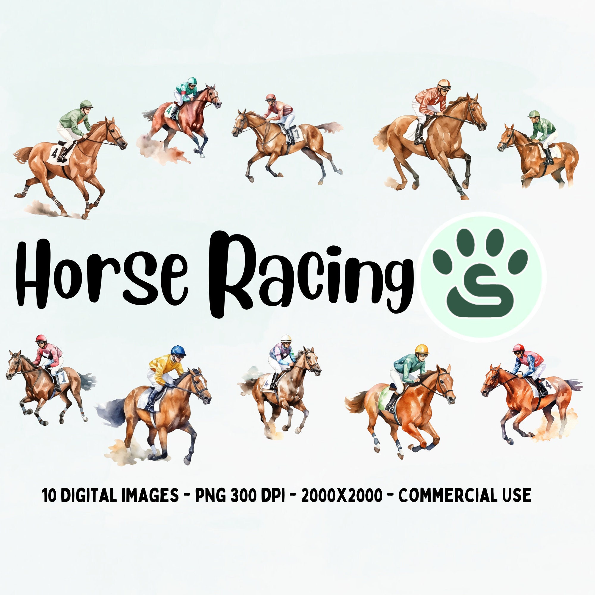 Free Horse Racing Clip Art Images