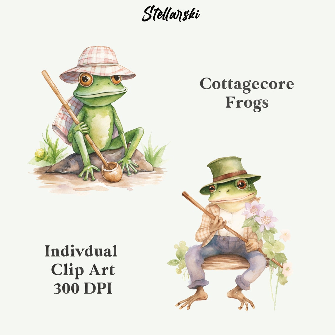 Watercolor Frog, Frog Clipart, Frog PNG, Frog Clipart, Frog Art ...