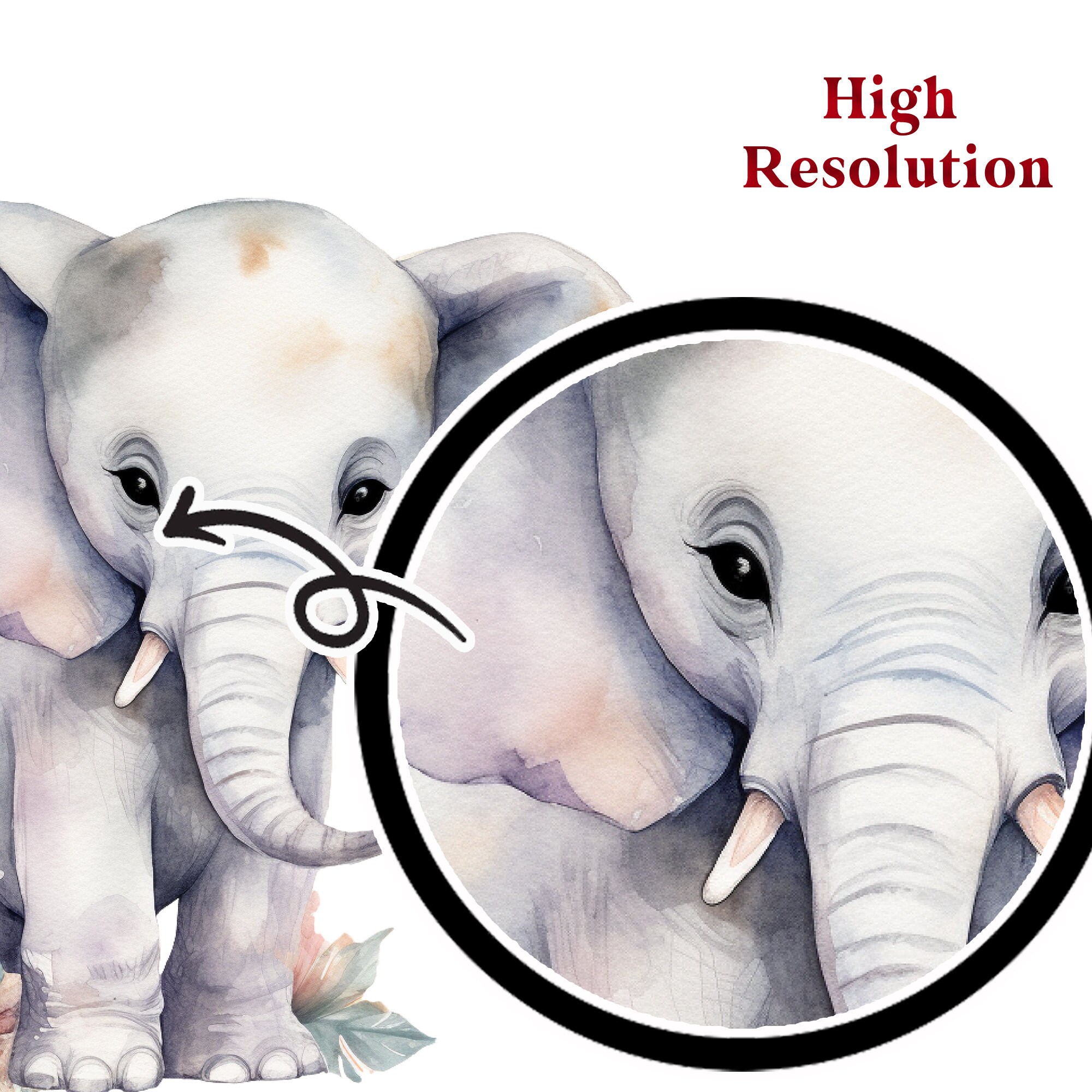 Safari Nursery Clipart, Safari Baby Animal Clipart, Nursery Wall Art ...