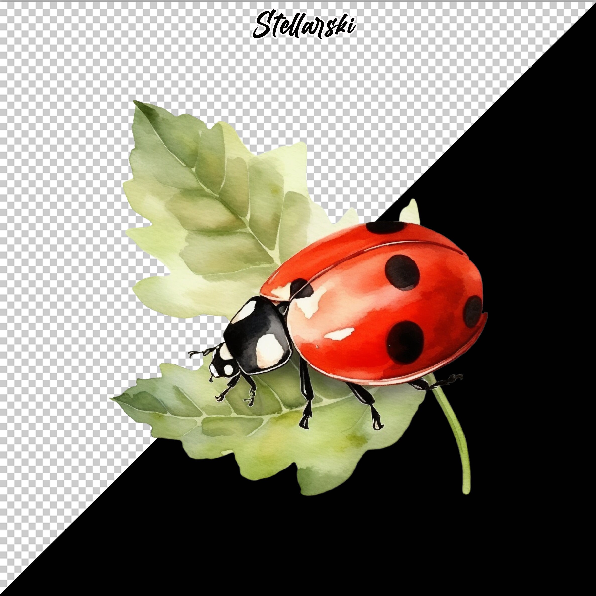 Red Ladybug PNG Ladybug Insect Cute Colorful Ladybug PNG Watercolor ...