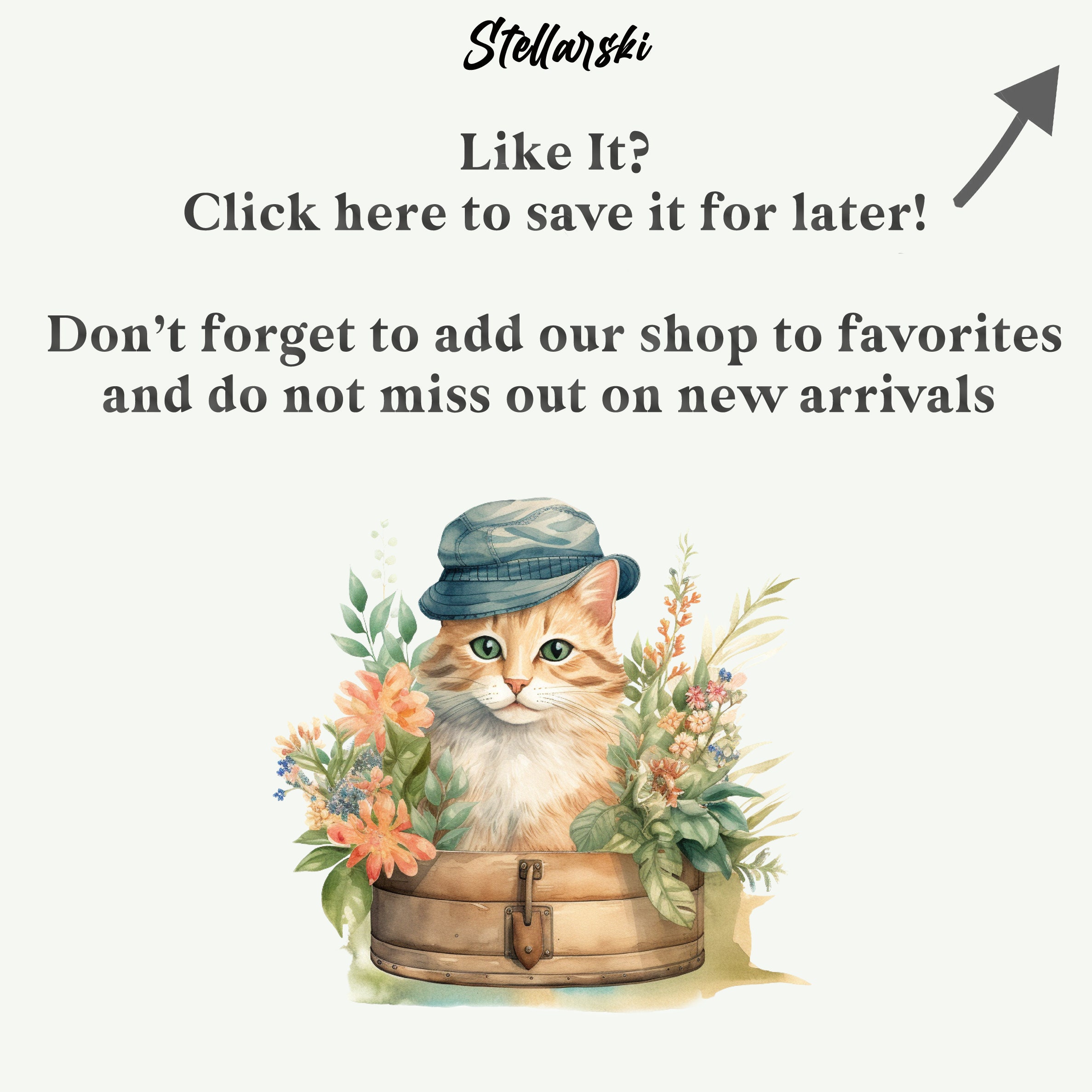 Watercolor Cottagecore Cats Clipart Bundle, Fantasy Clip Art, Cats Clip ...