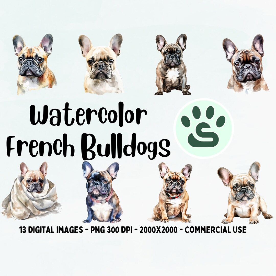 French Bulldog Clipart | Cute Robin PNG | French Bulldog PNG ...