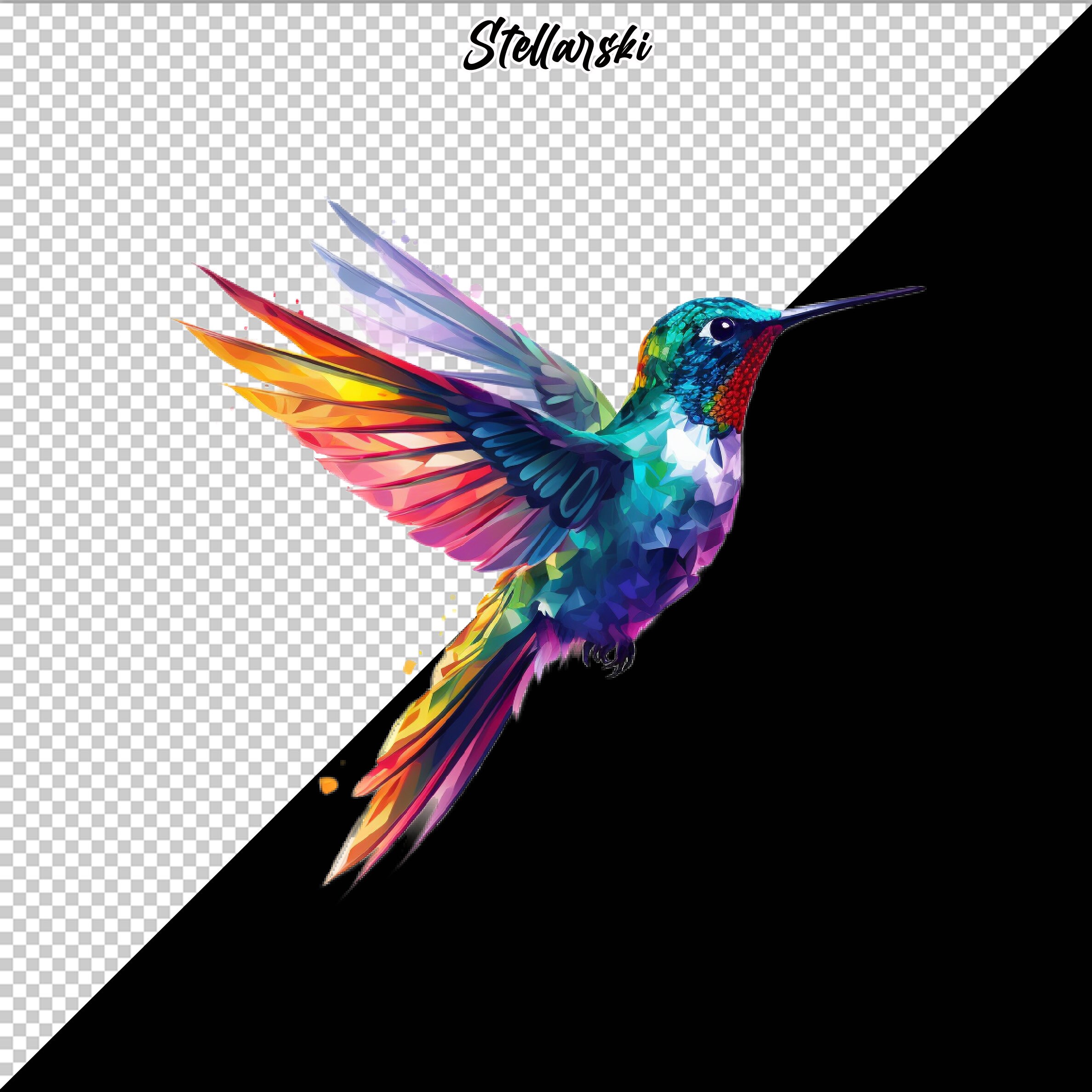 Hummingbird Bird PNG - Humming Bird Clipart - Cute Colorful Bird ...