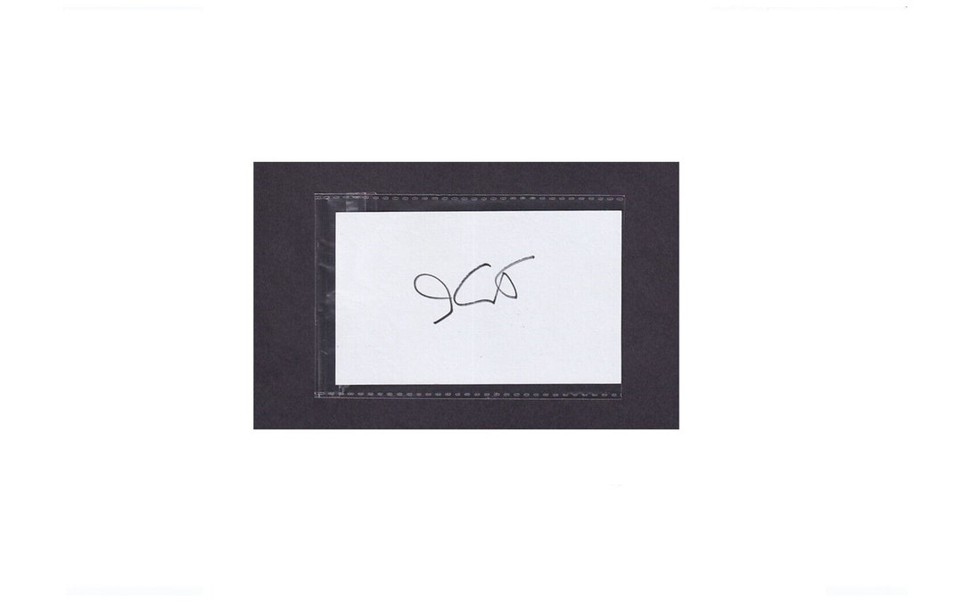 John Carpenter Halloween Hand Signed Autographed Index Card 3x5 COA - Etsy