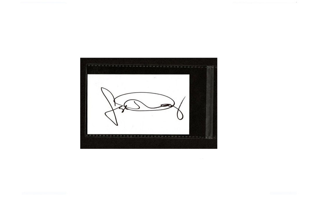 Faye Dunaway Bonnie and Clyde Hand Signed Autograph Index Card 3x5 COA ...