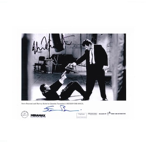 Harvey Keitel Steve Buscemi Reservoir Dogs Hand Signed Autograph Photo ...
