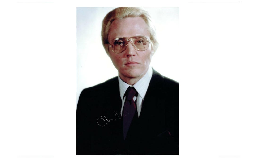 Christopher Walken A View to a Kill Hand Signed Autograph Photo 12x8 ...