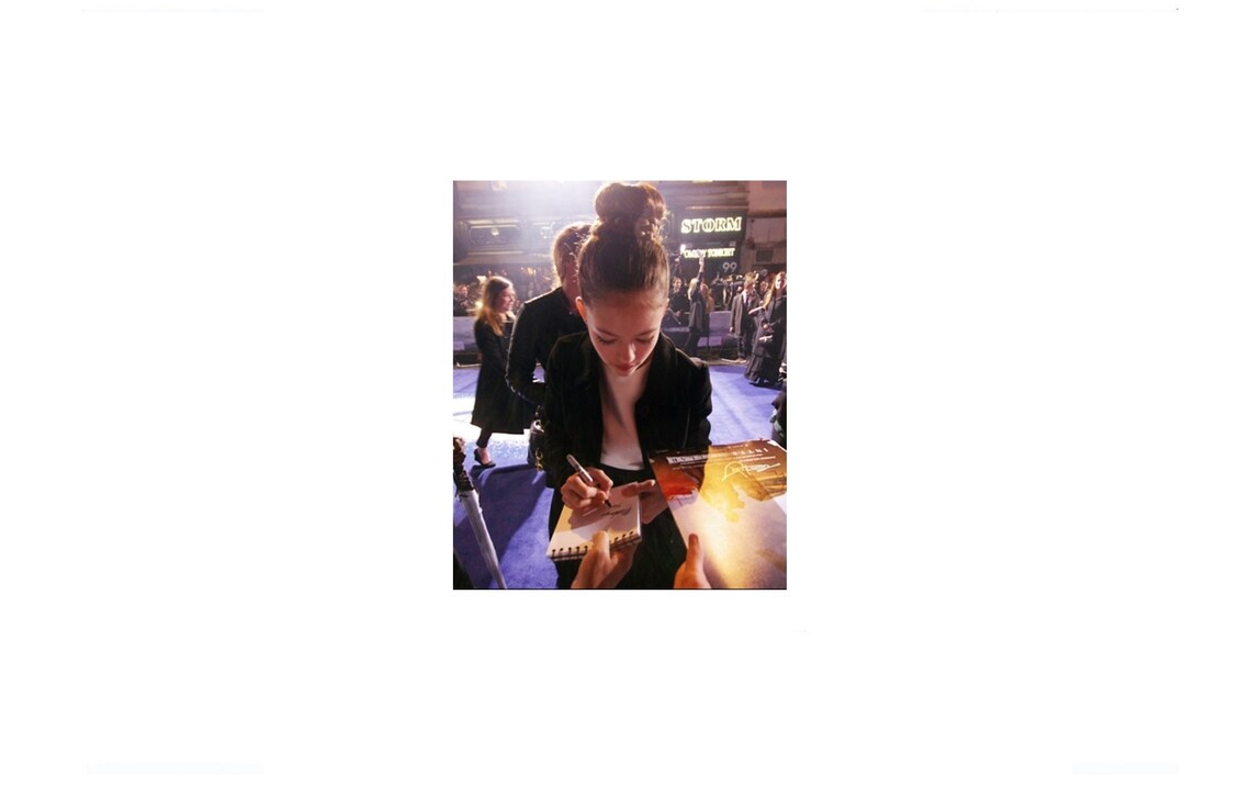 Matthew Mcconaughey Mackenzie Foy Interstellar Autograph Photo 10x8 COA ...